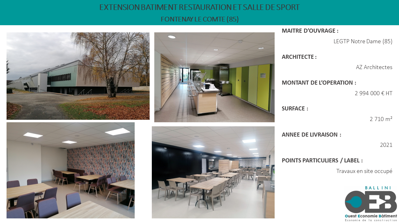 Scolaire Logements Tertiaire Santé Culture Industriel Commerce